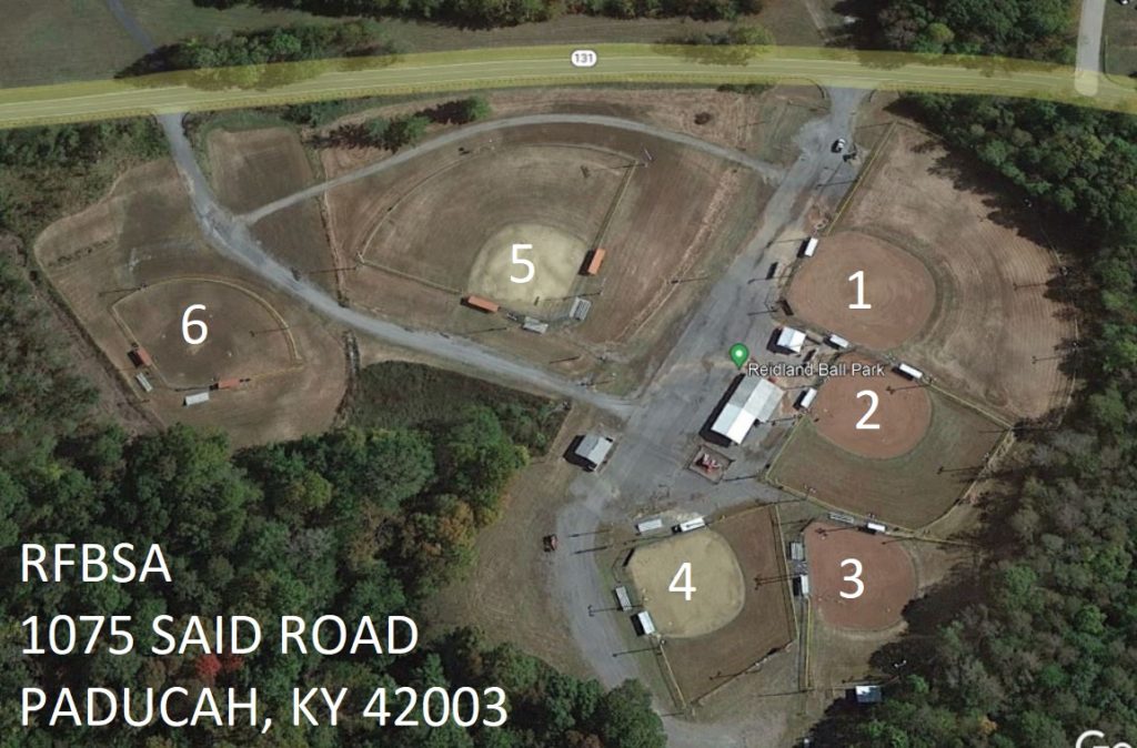 Field Locations – Reidland Farley Baseball Softball Association